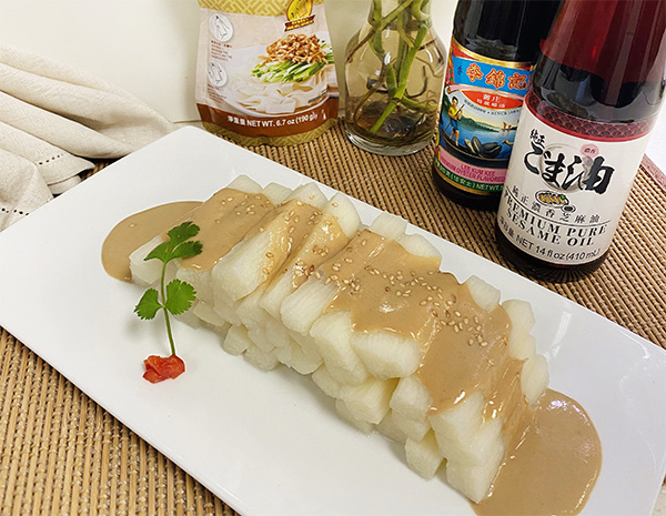 Chinese Yam with Sesame Sauce | USA