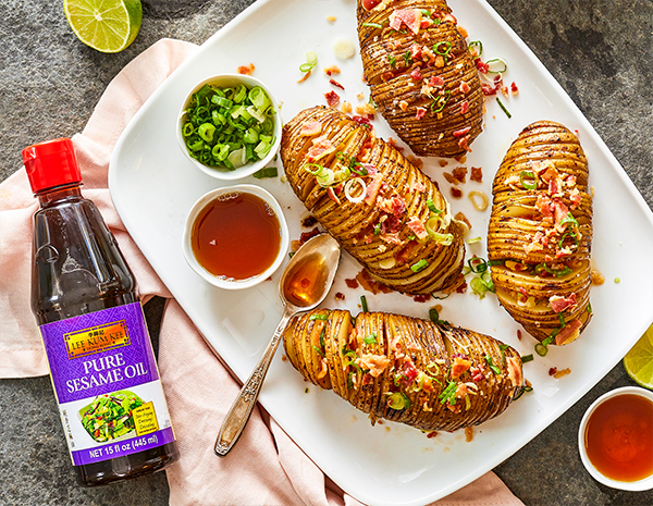 Sesame Bacon Hasselback Potatoes | USA