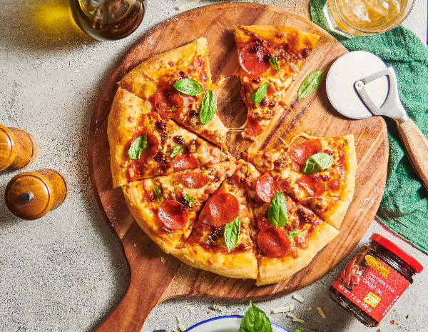 Spicy Meat Loaded Pizza | Recipes | Lee Kum Kee Home | USA